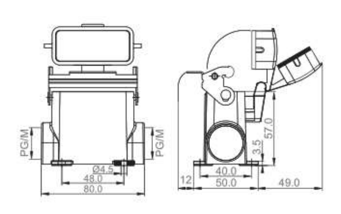 H10A-SM-1L(W) > RLBCN Connector